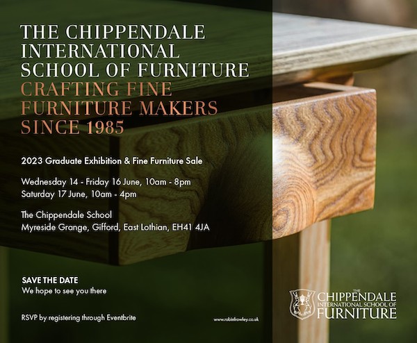 Chippendale School Graduate Exhibition & Fine Furniture Sale 2023 | The ...