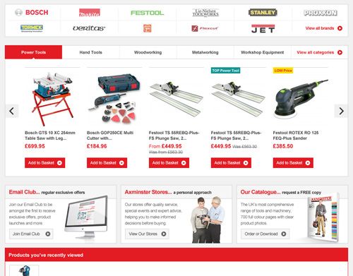 Axminster Tools Launches New Website | The Woodworker - Home of Get ...