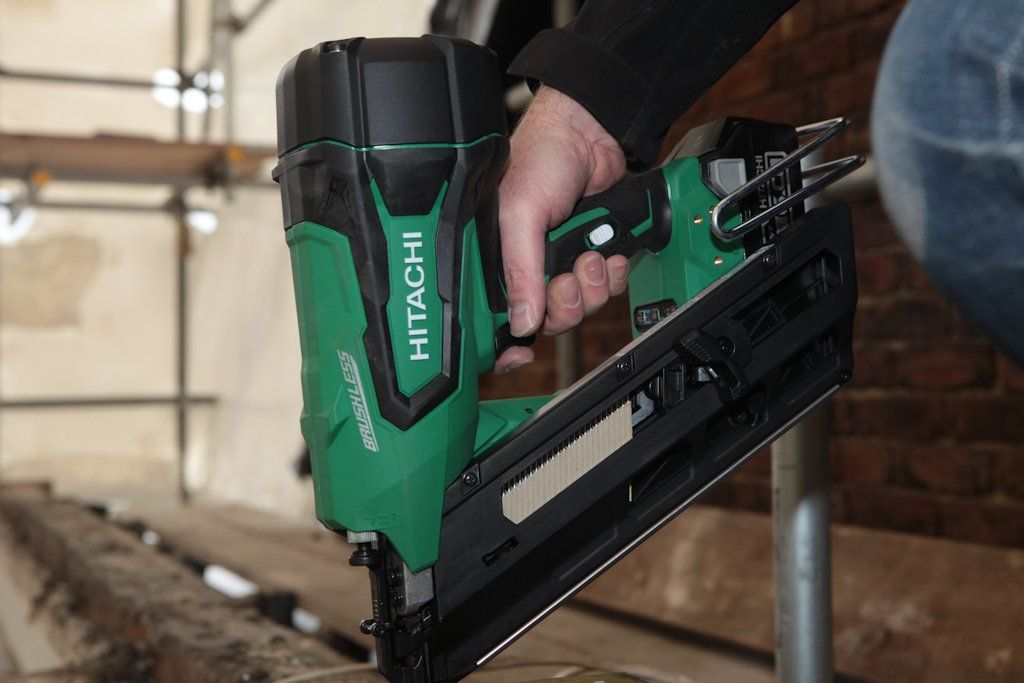 Hitachi cordless framing nailer... | The Woodworker - Home of Get ...